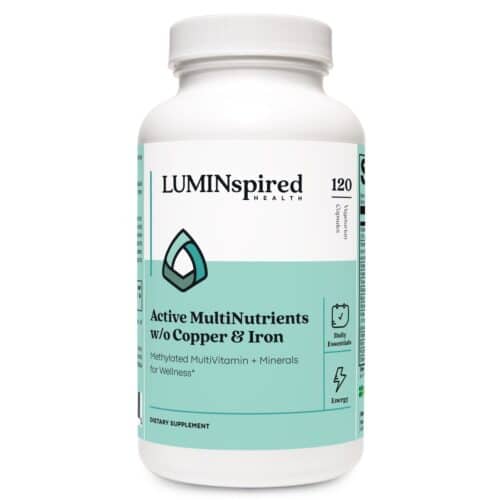 Active Multinutrients WITHOUT Copper + Iron | Methylated Multivitamin
