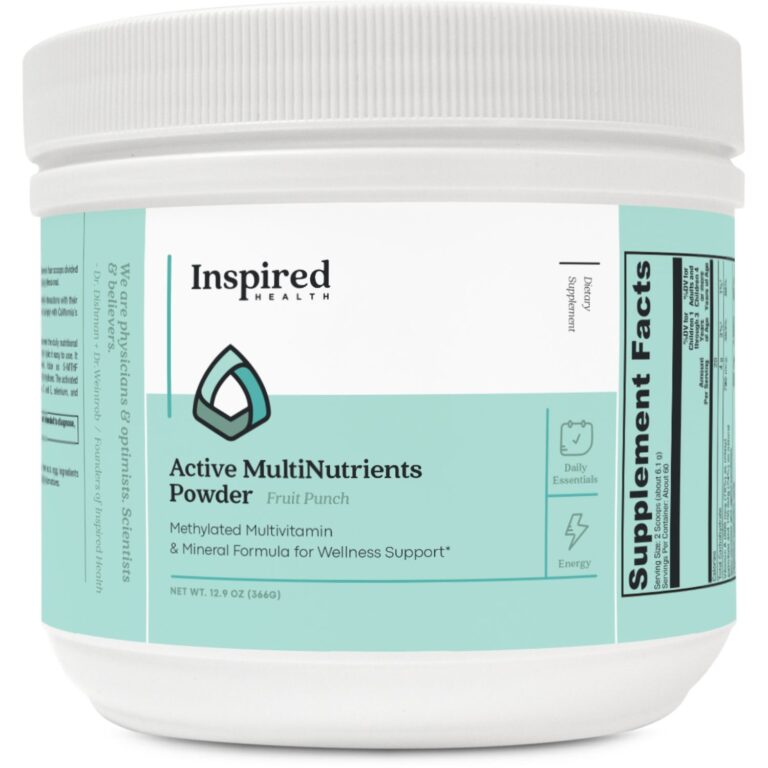 Active Multinutrients POWDER | Methylated Multivitamin Kids + Adults